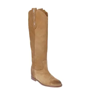 VIA ROMA 15 Embroidered Panel Boots