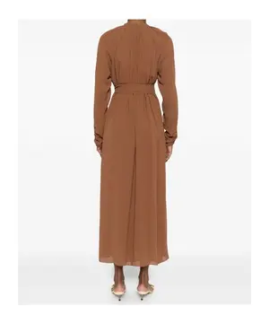 JOSEPH Pinky Tie-waist Midi Dress