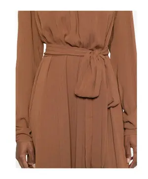 JOSEPH Pinky Tie-waist Midi Dress