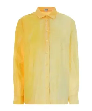 Loewe Buttoned Shirt With Gradient Print - Yellow