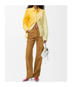 Loewe Buttoned Shirt With Gradient Print - Yellow