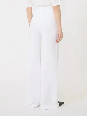 Max Mara Wide-leg Trousers - White