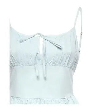 ROTATE BY BIRGER CHRISTENSEN Ruched Tie-strap Mini Dress