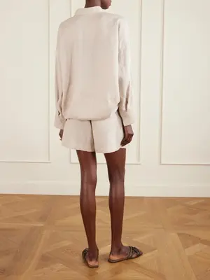 Brunello Cucinelli Long Sleeve Shirt With Monili Beads