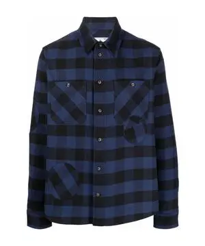 Off-White Checked Buttoned Shirt