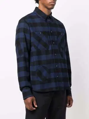 Off-White Checked Buttoned Shirt