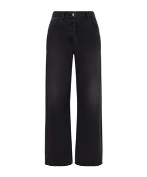 THE ROW Finbar High-rise Wide-leg Jeans