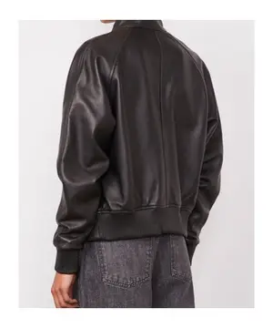 Officine Générale Dorina Leather Bomber Jacket