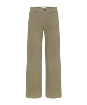 FRAME Le Slim Palazzo Modernist Pocket Jeans - Grasshopper