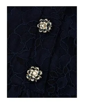 SELF-PORTRAIT Lace Collar Dress
