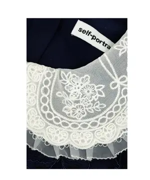 SELF-PORTRAIT Lace Collar Dress