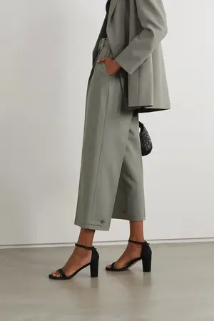 STUART WEITZMAN Nearly Nude Block Heel Sandals