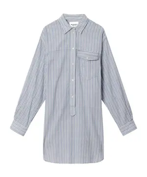 Isabel Marant Étoile Striped Buttoned Mini Dress
