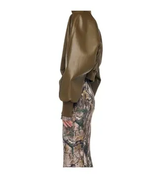 Norma Kamali Elastic Cuff Bomber Jacket