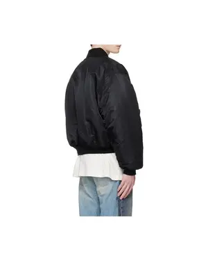 Vetements Zip-fastening Bomber Jacket - Black
