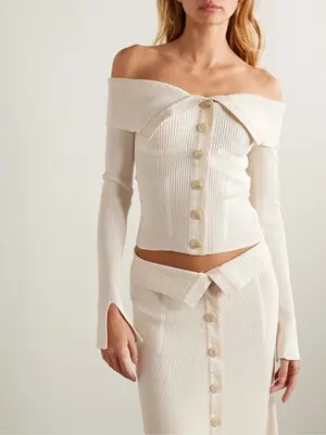 Zimmermann Rebellion Bandeau Knitted Cardigan