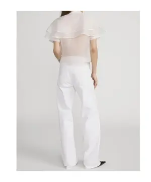 FRAME Organza Cape Top