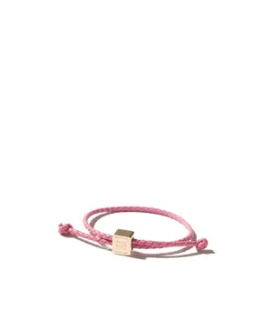 Miu Miu Logo Engraved Bracelet - Pink Begonia