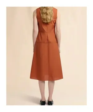 Marni Gathered Sleeveless Dress