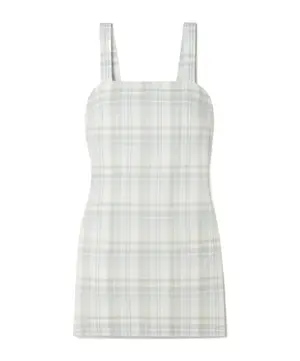 Theory Plaid A-line Mini Dress - No