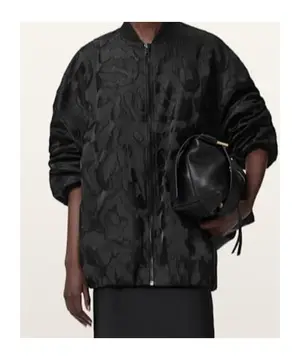 ALLSAINTS Textured Zip Bomber Jacket