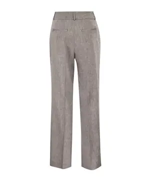 Peserico Straight-leg Tailored Trousers - Gray