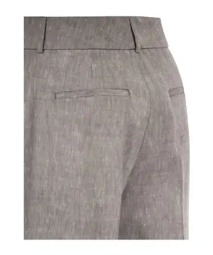 Peserico Straight-leg Tailored Trousers - Gray