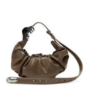 DIESEL® Small Grab-d Shoulder Bag - Brown