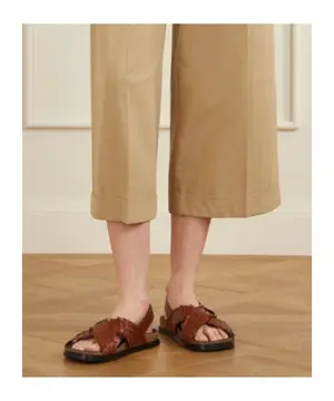 THE ROW Buckle Flat Sandals