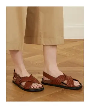 THE ROW Buckle Flat Sandals