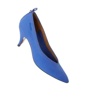 Versace Tina Denim Pointed Pumps - Blue