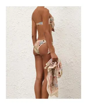 Zimmermann Daylight Tie Bikini Top - Patch Multi