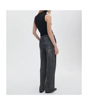 Rag & Bone Relaxed Jeans-effect Pants - Washed Black