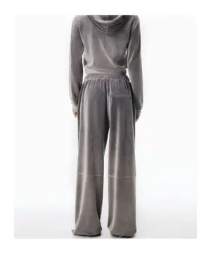 Alexander Wang Terry Oversized Belted Sweatpants - Black