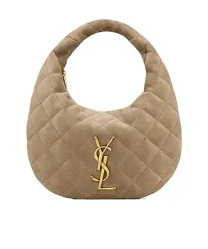 Saint Laurent Quilted Tote Bag - Light Cumin