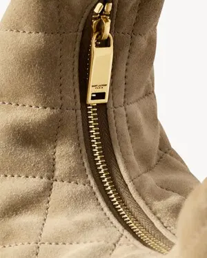 Saint Laurent Quilted Tote Bag - Light Cumin