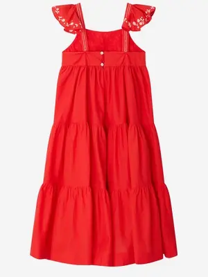 Bonpoint Tiered Printed Dress