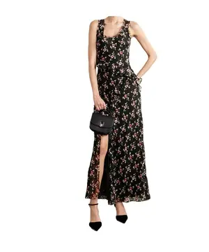 LoveShackFancy Thisbe Ruffled Floral Maxi Dress