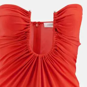 Christopher Esber Arque Ruched Bustier Maxi Dress