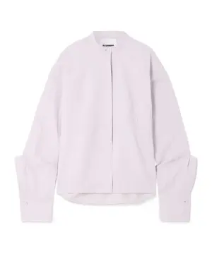 JIL SANDER Paneled Linen Shirt