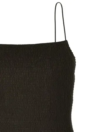 TOTEME Square Neck Open Back Swimsuit - Black