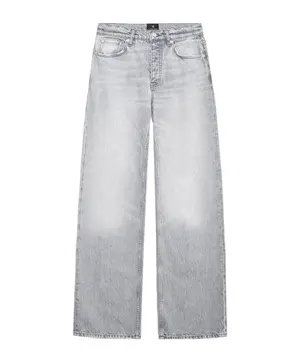 ANINE BING Belt Loop Jeans - Grey
