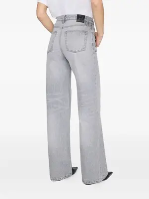 ANINE BING Belt Loop Jeans - Grey