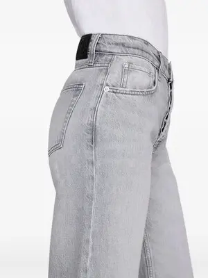 ANINE BING Belt Loop Jeans - Grey