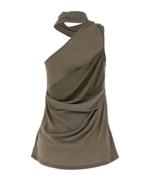 ENTIRE STUDIOS Dalters Draped One-shoulder Top