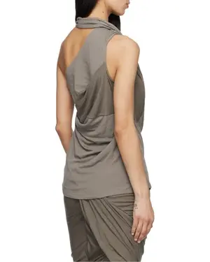 ENTIRE STUDIOS Dalters Draped One-shoulder Top