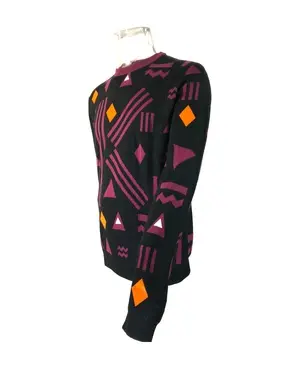 Kenzo Geometric Print Knit Sweater