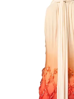 Blumarine Beaded Fringe Mini Dress