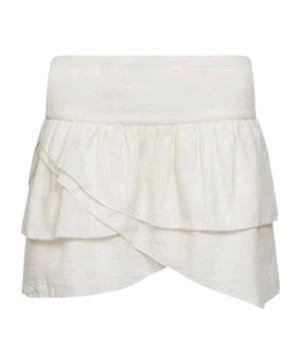 Isabel Marant Étoile Asymmetric Tiered Mini Skirt - Ecru