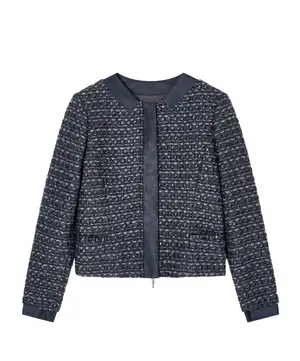 Emporio Armani Lurex Tweed Jacket
